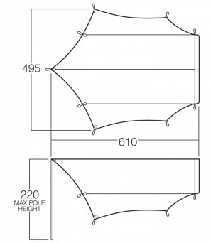 Vango Family Shelter Tarp - Tarpshop